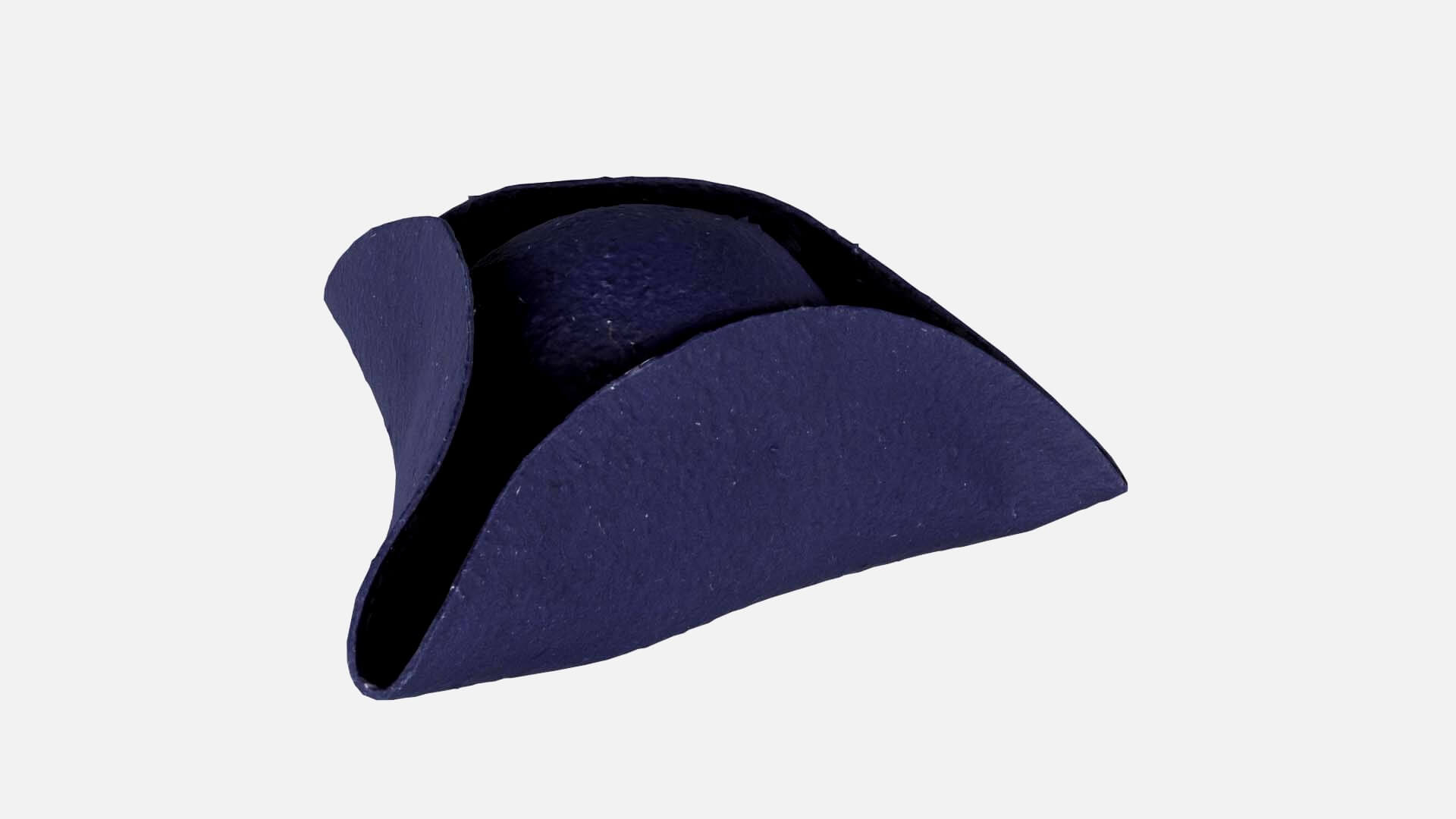 Triangle Hat Plain - 3D Model by Polygonal Miniatures