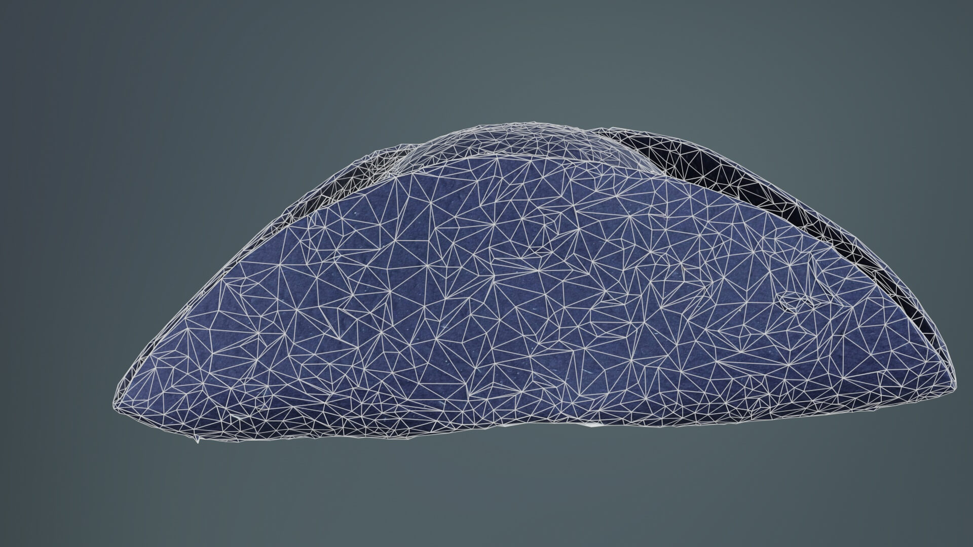 Triangle Hat Plain - 3D Model by Polygonal Miniatures