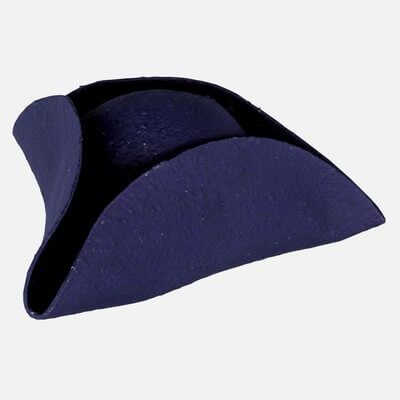 Triangle Hat Plain - 3D Model by Polygonal Miniatures