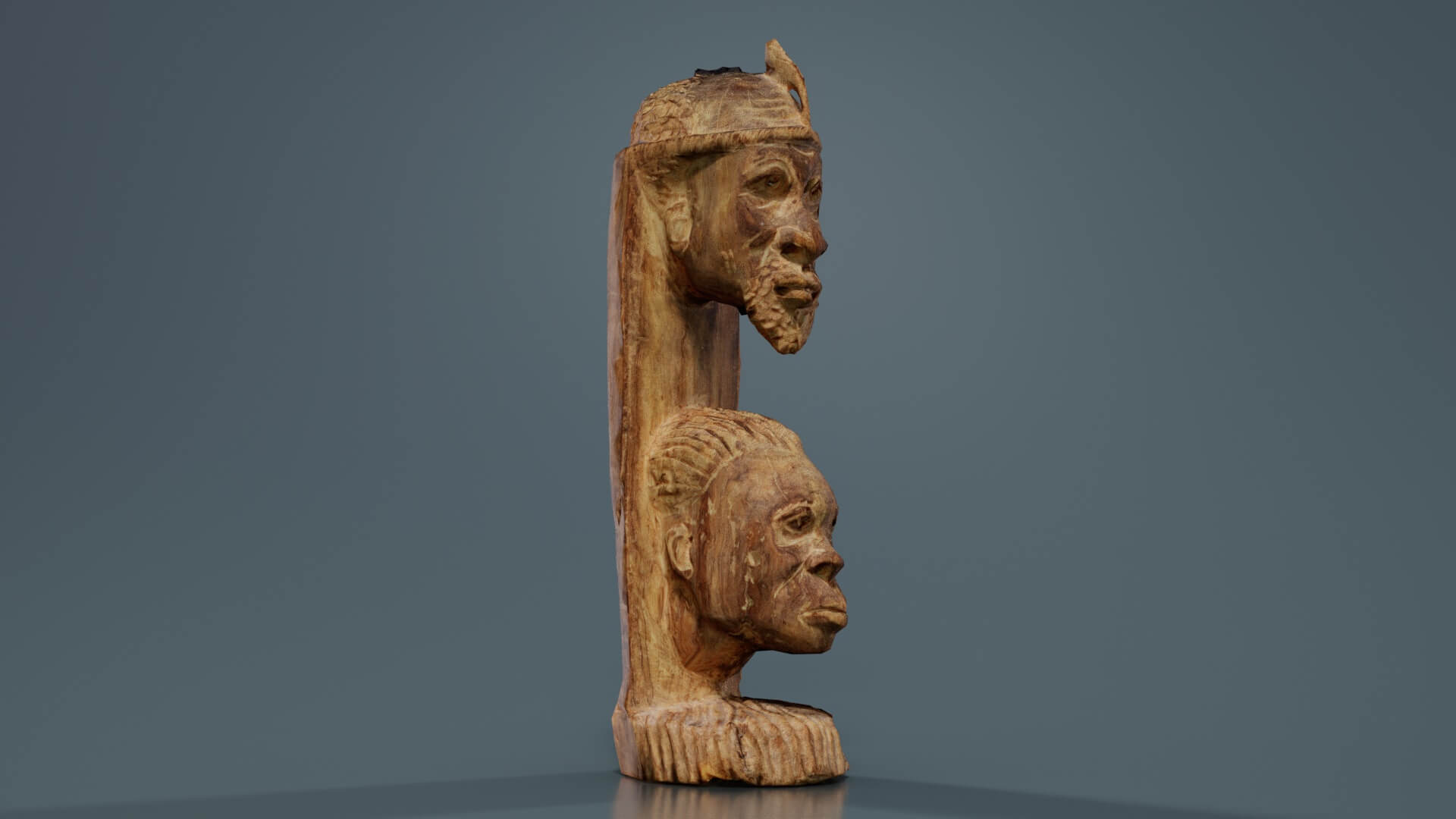 Two Face - 3D Model by Polygonal Miniatures