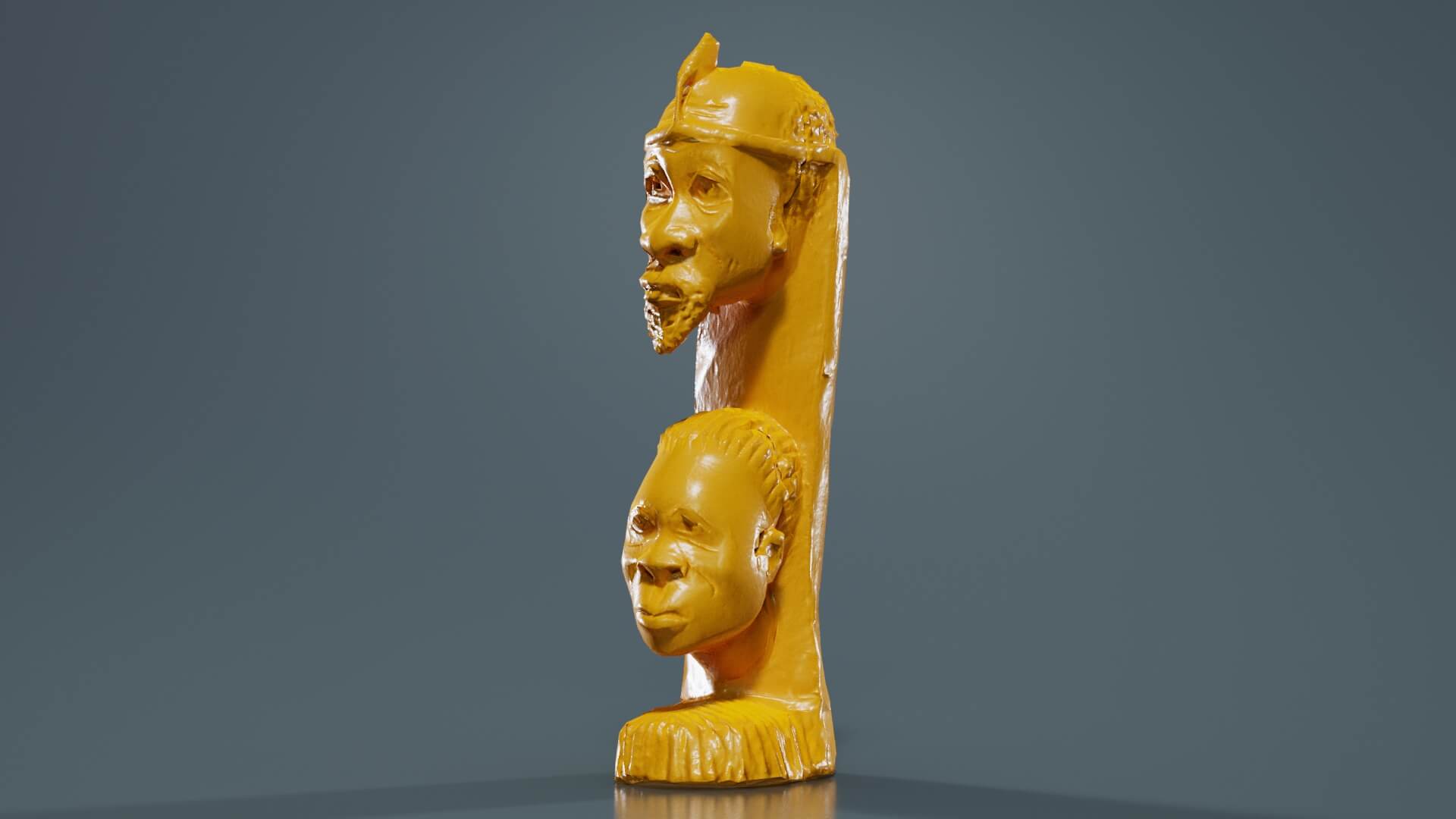 Two Face - 3D Model by Polygonal Miniatures