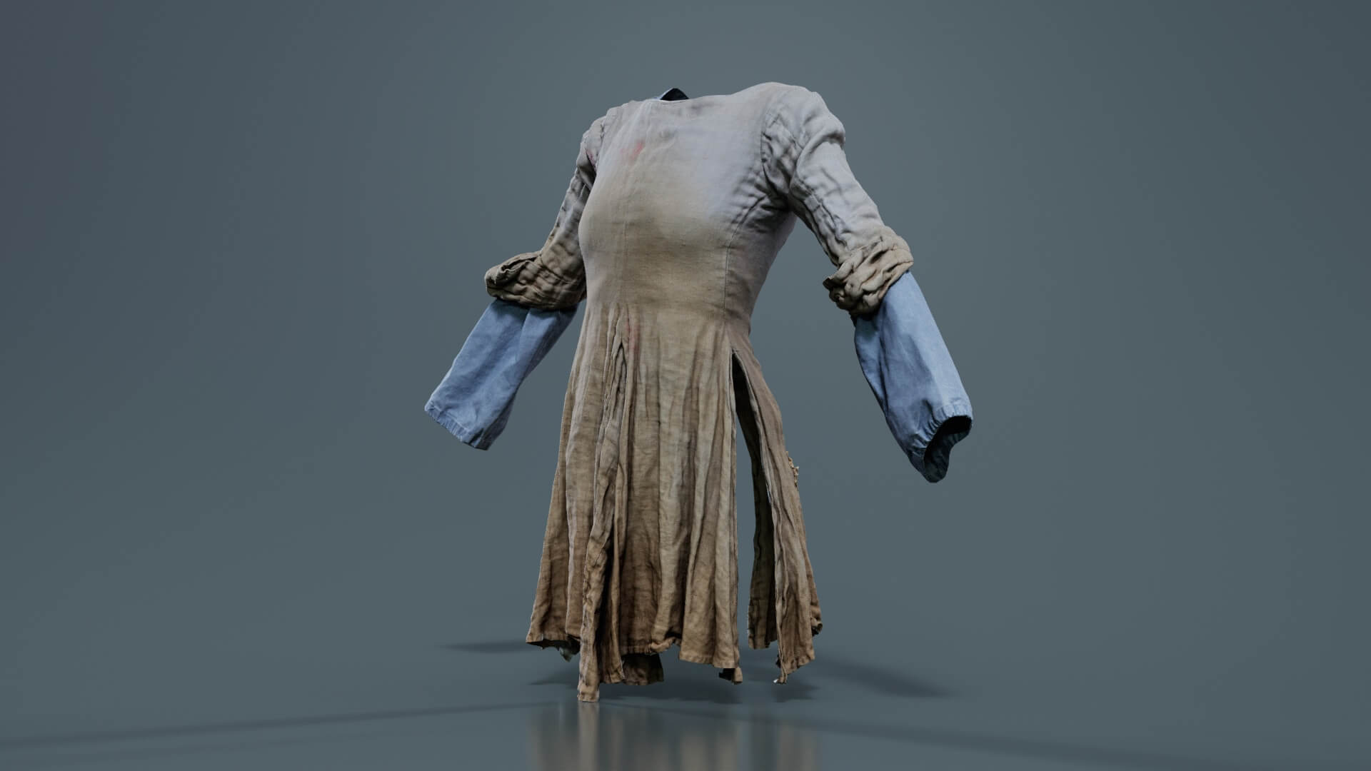 Vagabond Rags Costume - 3D Model by Polygonal Miniatures