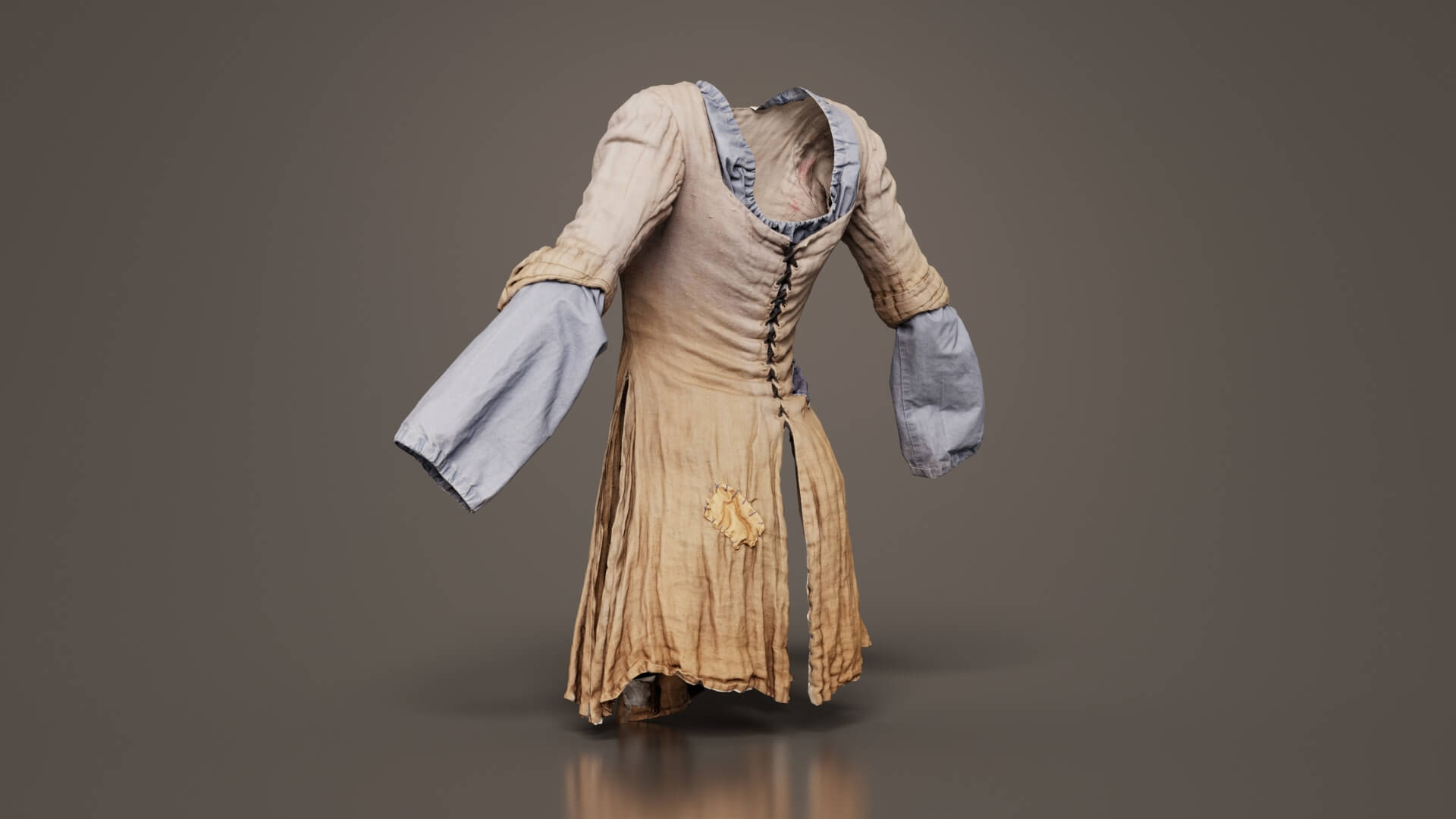 Vagabond Rags Costume - 3D Model by Polygonal Miniatures