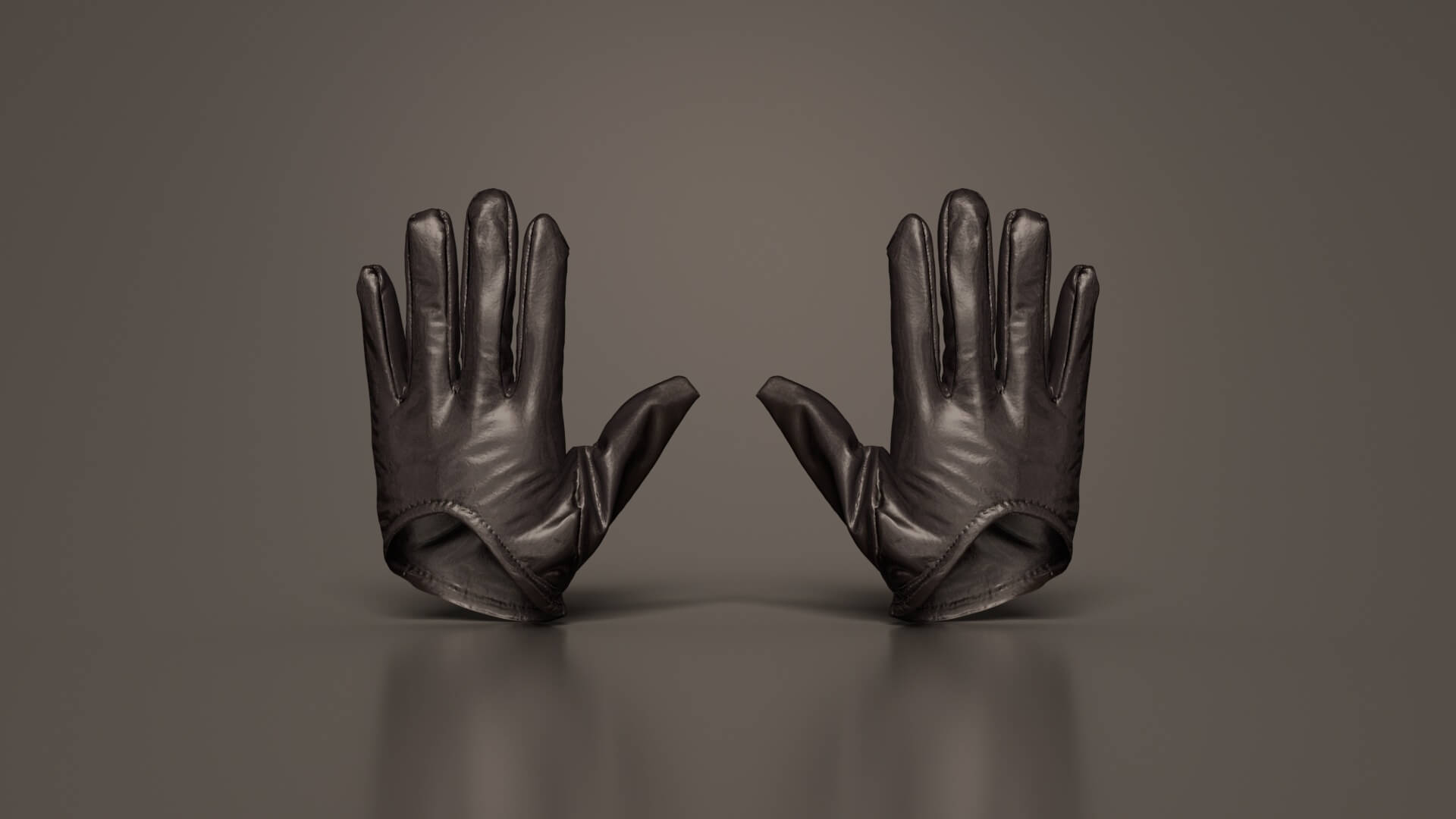 Vinyl Open Glove - 3D Model by Polygonal Miniatures