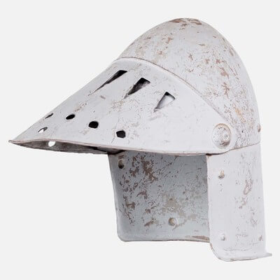 Visor Helmet Open - 3D Model by Polygonal Miniatures