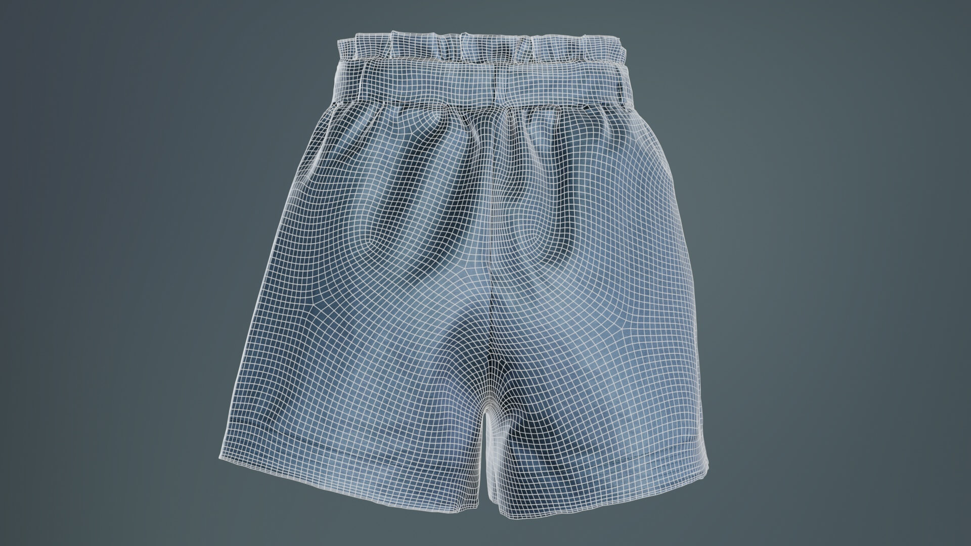 Wide Leather Short Belt - 3D Model by Polygonal Miniatures