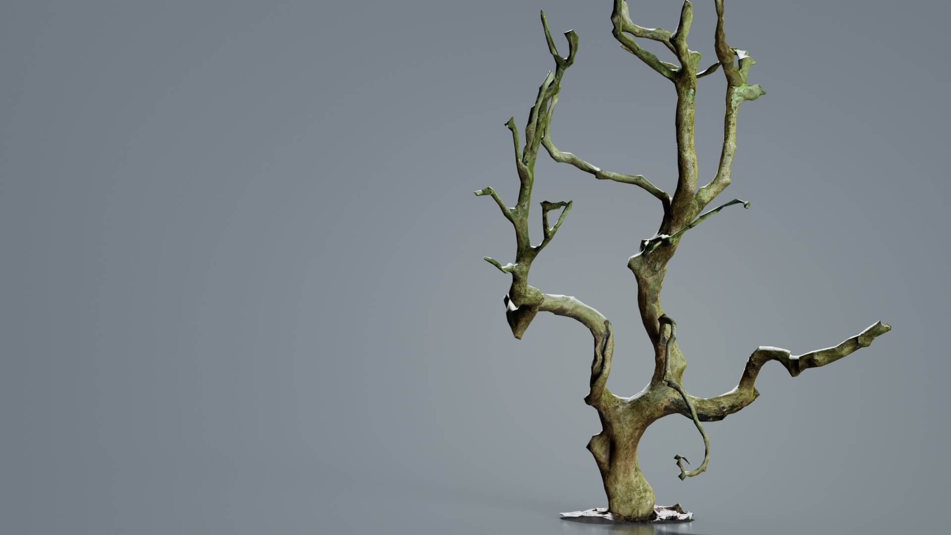 Wiggle Tree Branches - 3D Model by Polygonal Miniatures