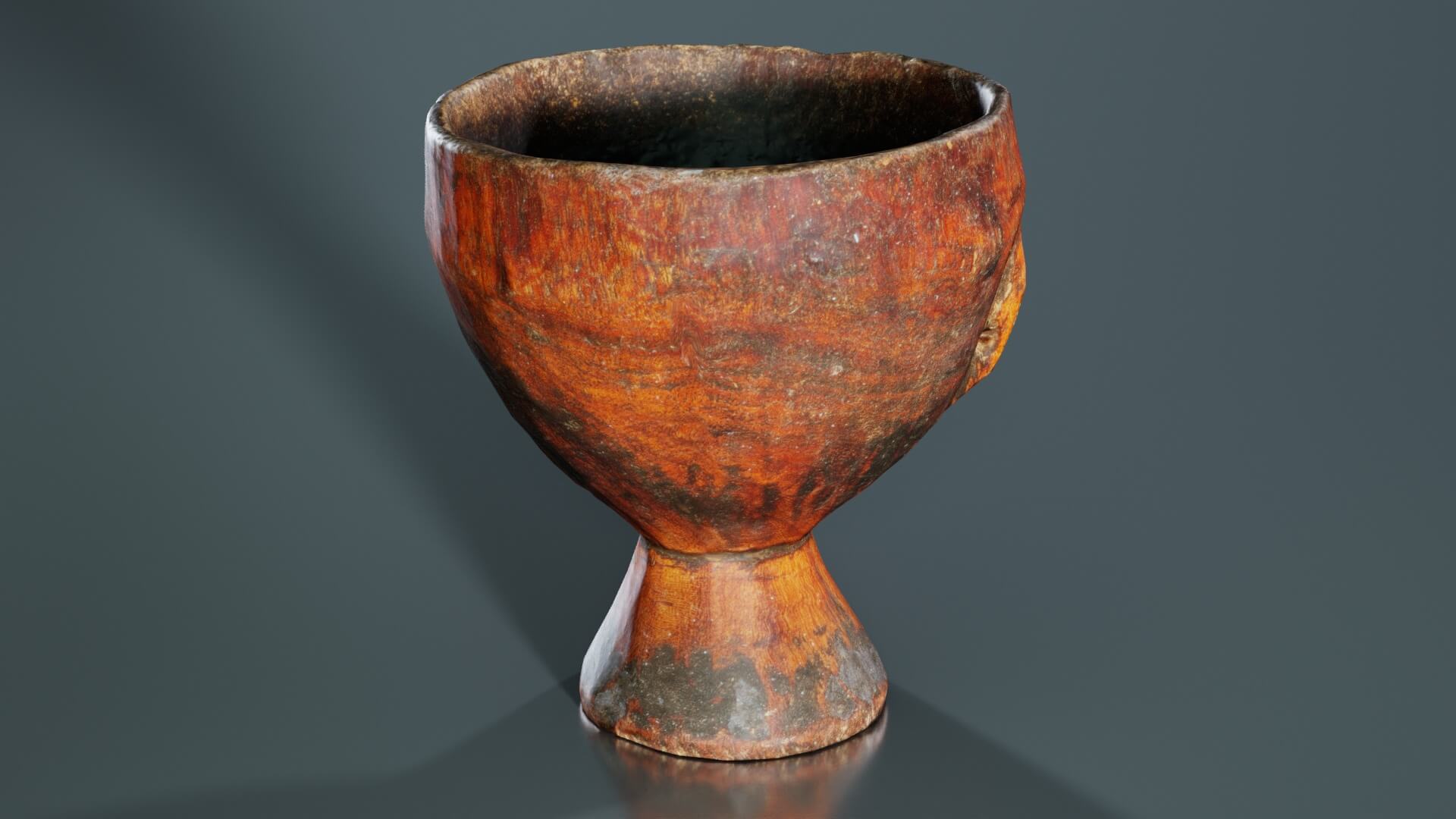 Wooden Chalice - 3D Model by Polygonal Miniatures