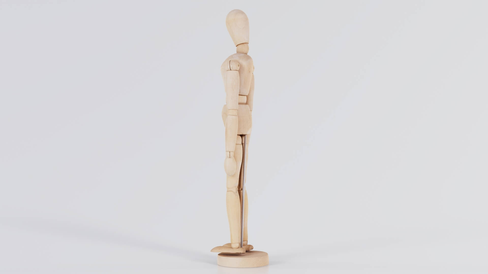 Wooden Mannequin Pose 07 - 3D Model by Polygonal Miniatures
