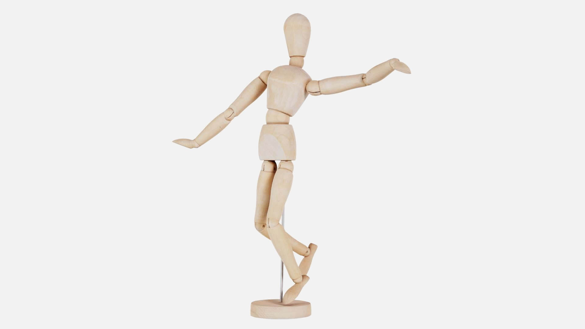 Wooden Mannequin Pose 13 - 3D Model by Polygonal Miniatures