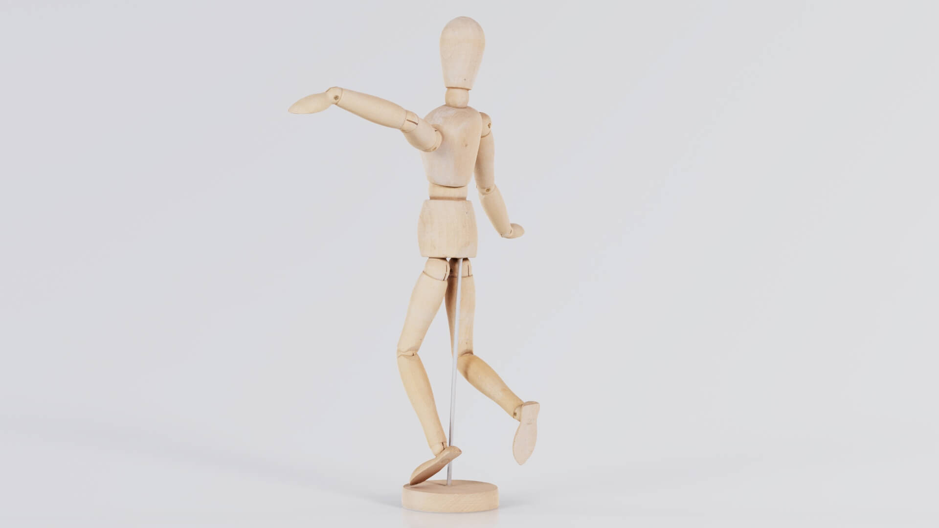 Wooden Mannequin Pose 13 - 3D Model by Polygonal Miniatures