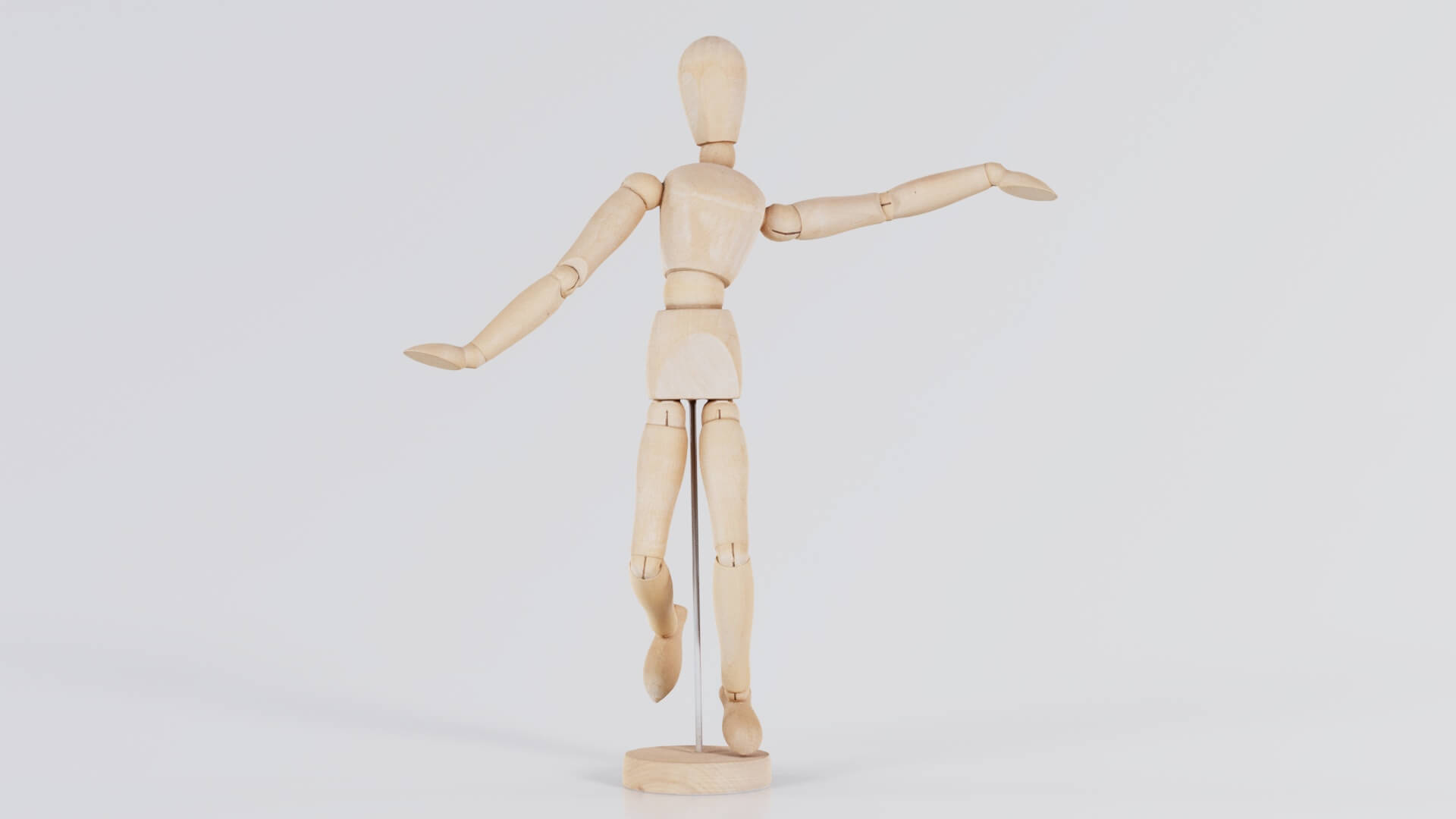 Wooden Mannequin Pose 13 - 3D Model by Polygonal Miniatures