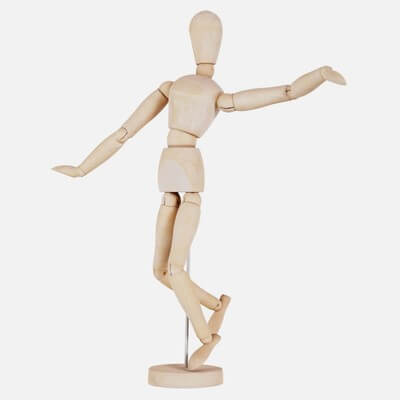 Wooden Mannequin Pose 13 - 3D Model by Polygonal Miniatures