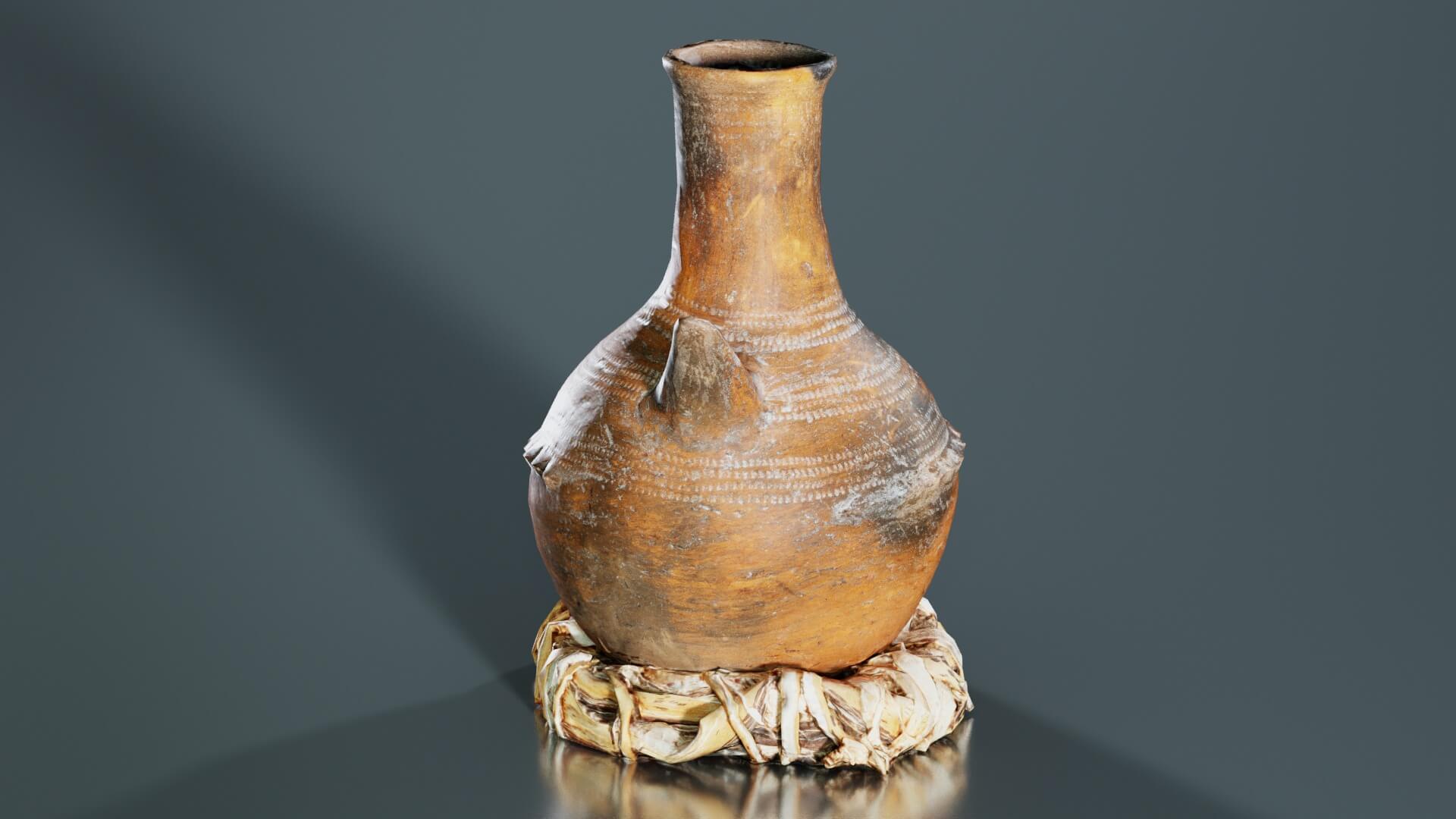 Wooden Pitcher - 3D Model by Polygonal Miniatures