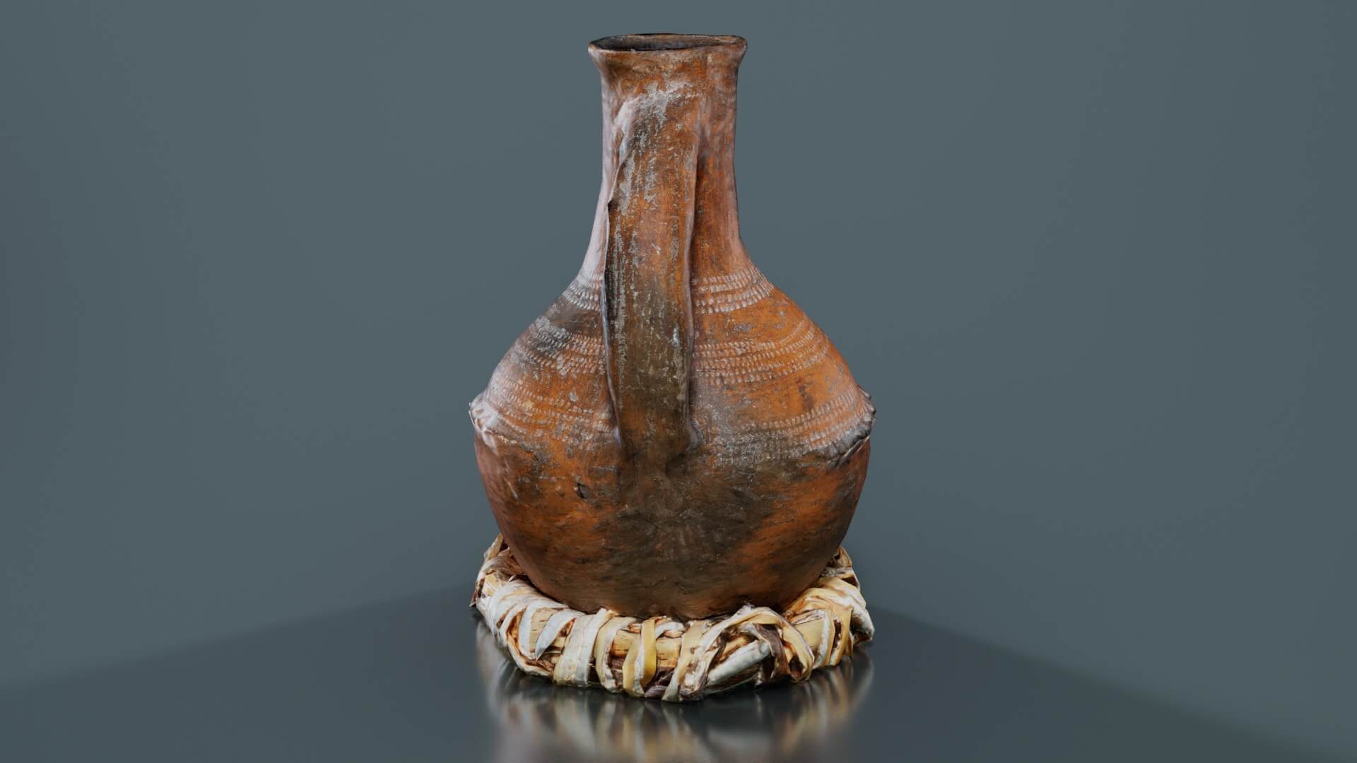 Wooden Pitcher - 3D Model by Polygonal Miniatures