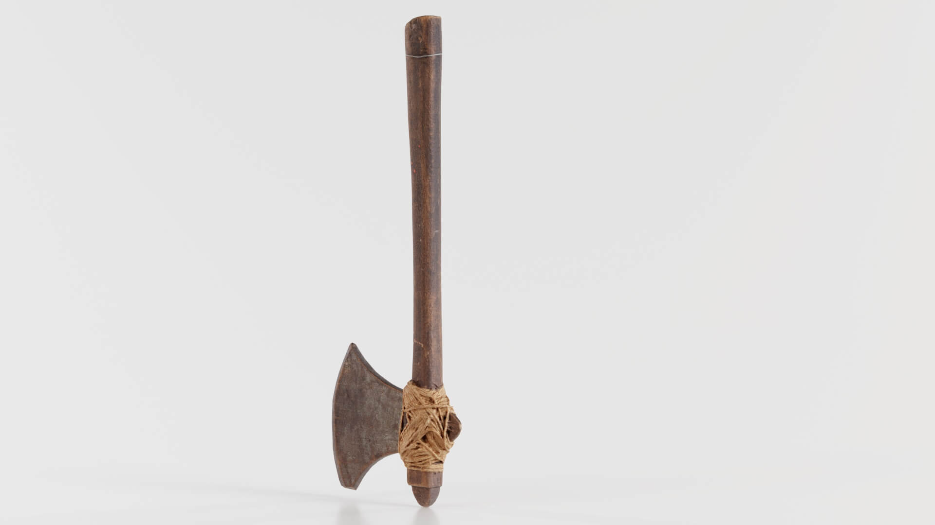 Wooden Rope Axe - 3D Model by Polygonal Miniatures