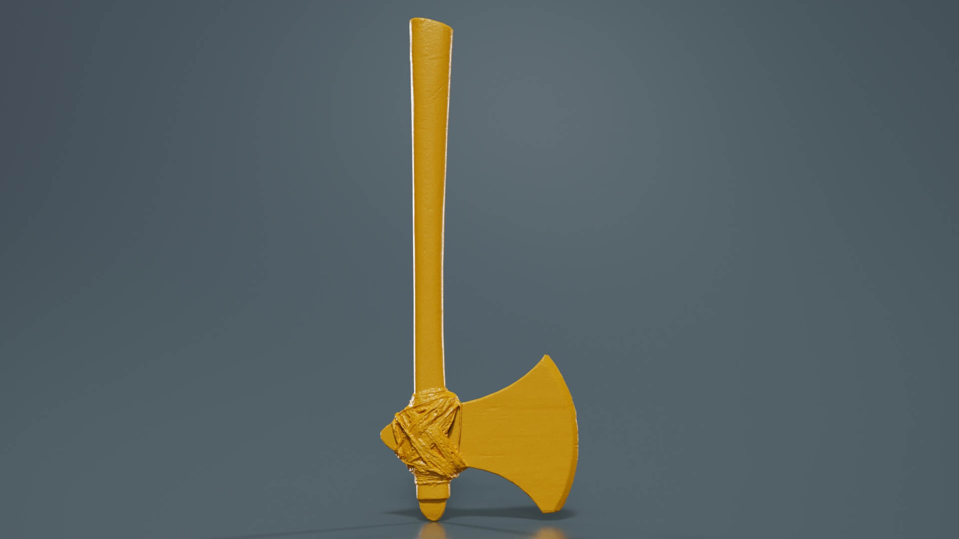 Wooden Rope Axe - 3D Model by Polygonal Miniatures