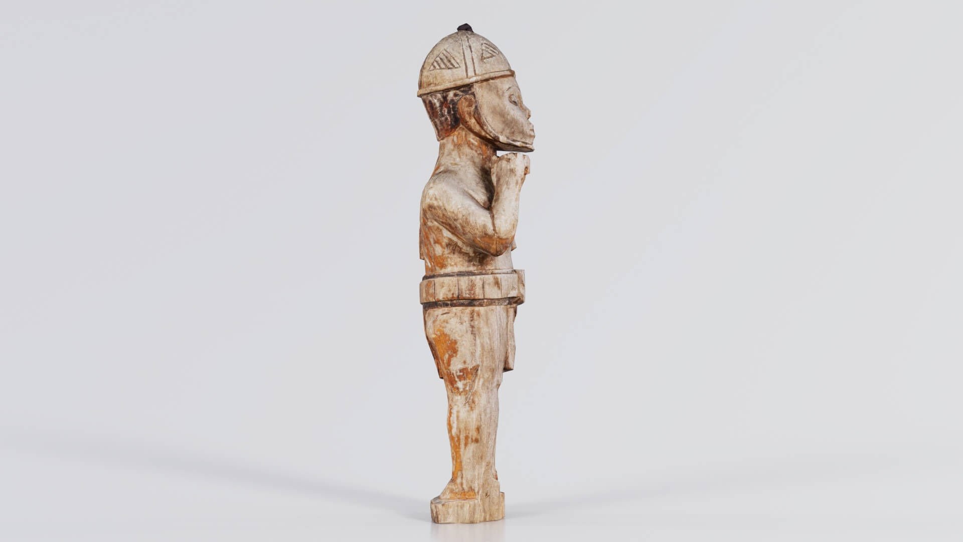 Wooden Soldier Wood Carved - 3D Model by Polygonal Miniatures
