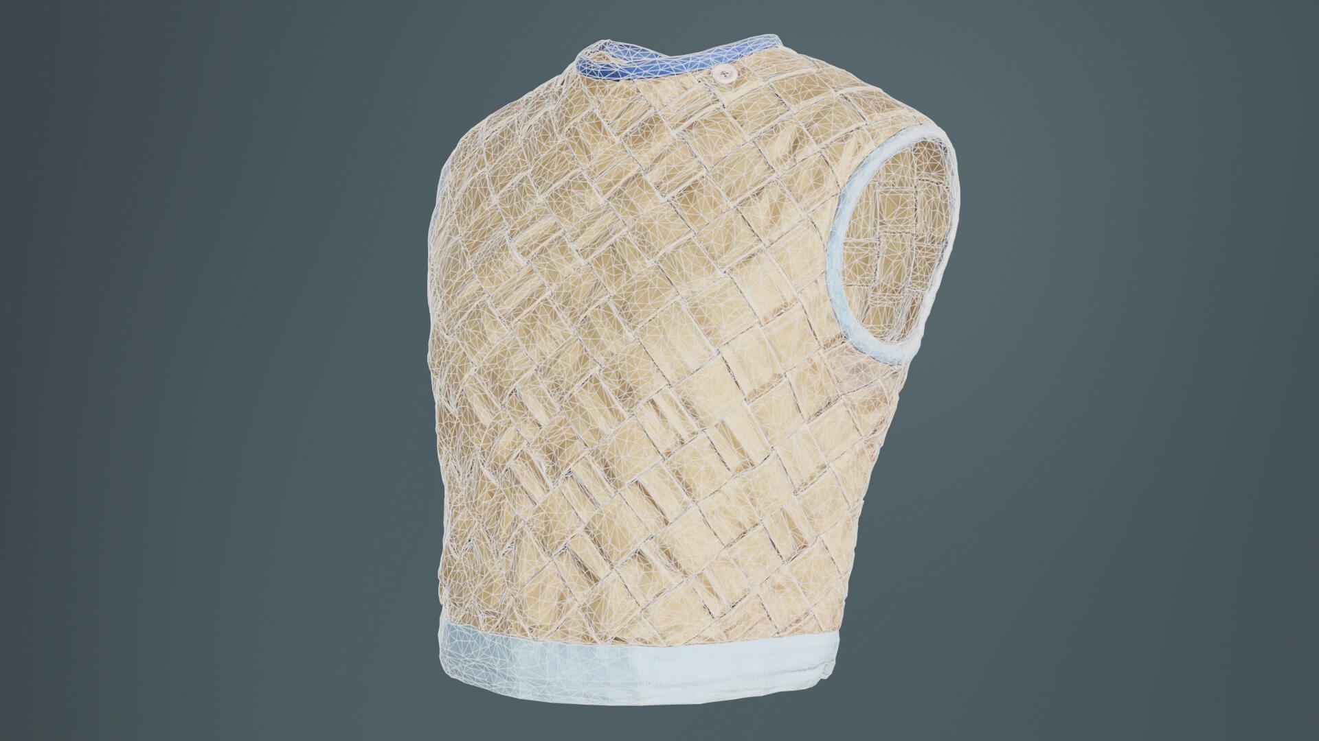 Woven Soldier Armor - 3D Model by Polygonal Miniatures