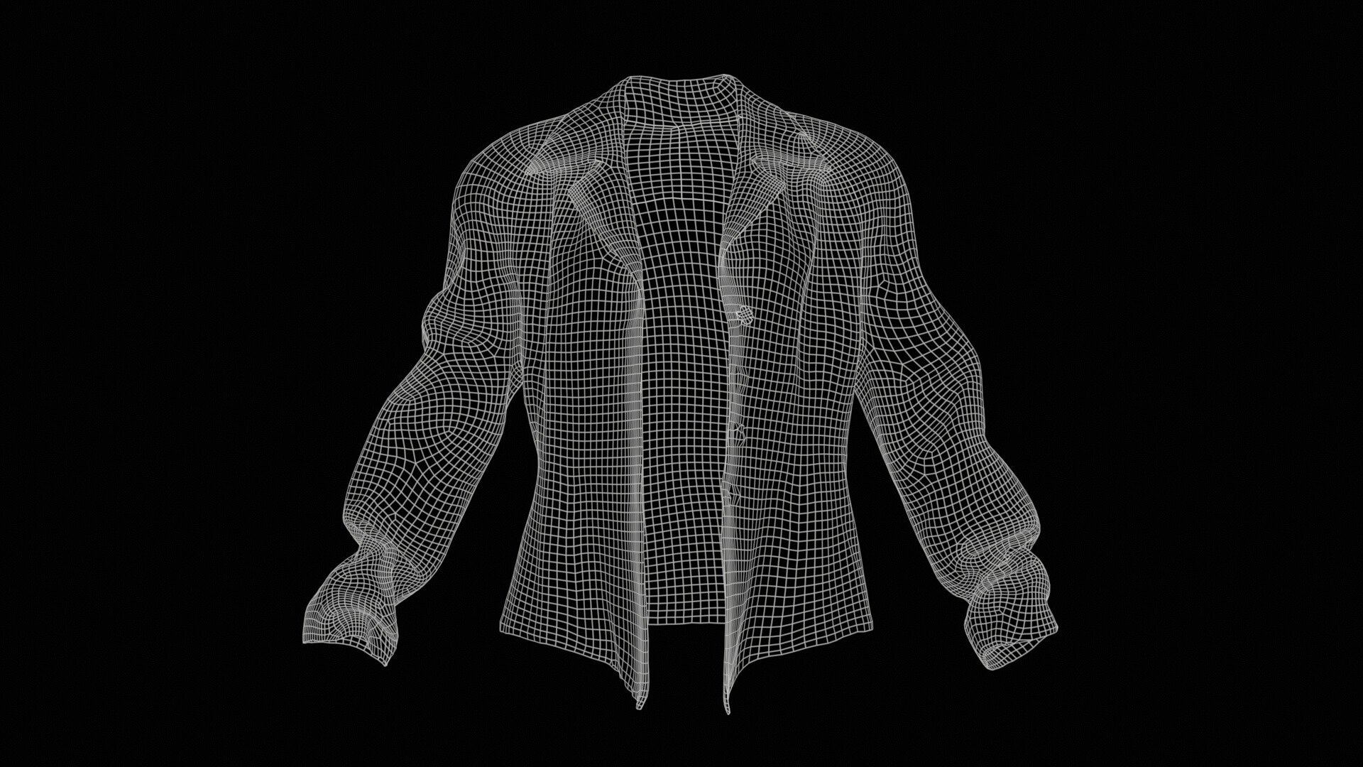 Yellow Red Green Rasta Stylish Jacket - 3D Model by Polygonal Miniatures