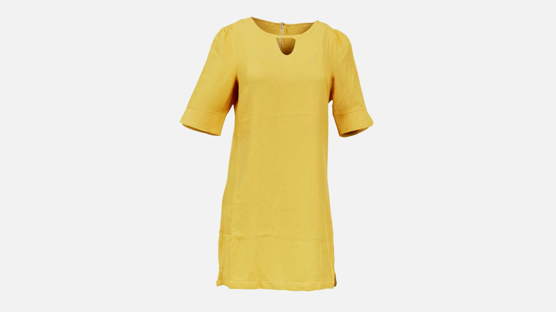 Yellow Zipper Dress - 3D Model by Polygonal Miniatures