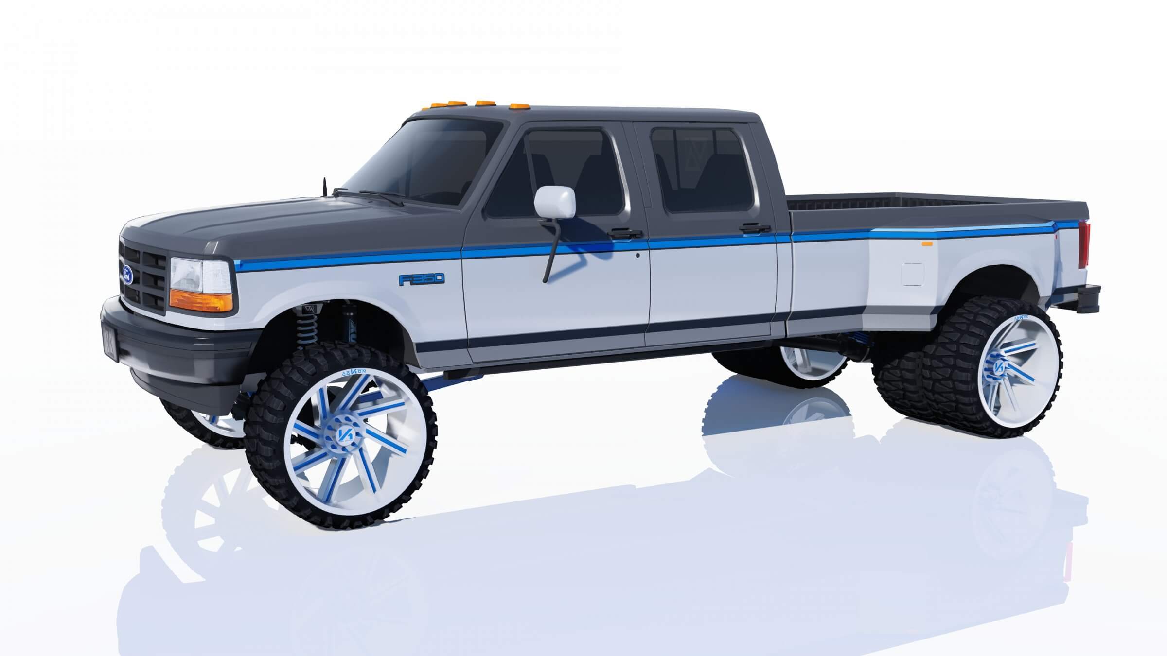 How To Draw A Ford F350
