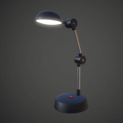 Low Poly Models | Lighting | Desk Lamps | RenderHub