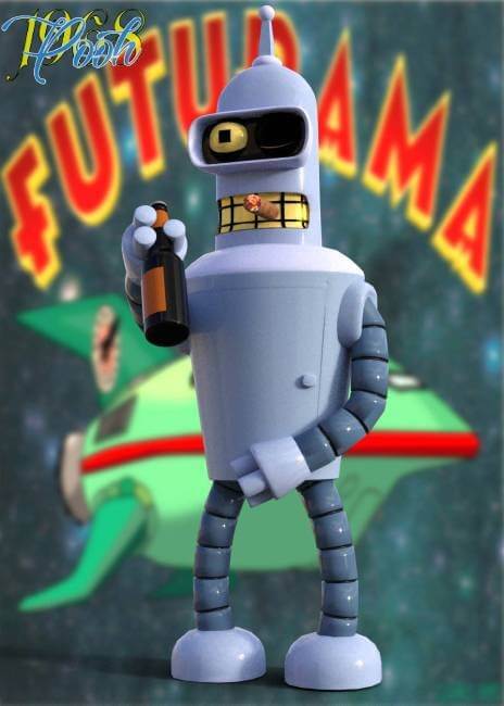 Bender 3D Render | RenderHub Gallery