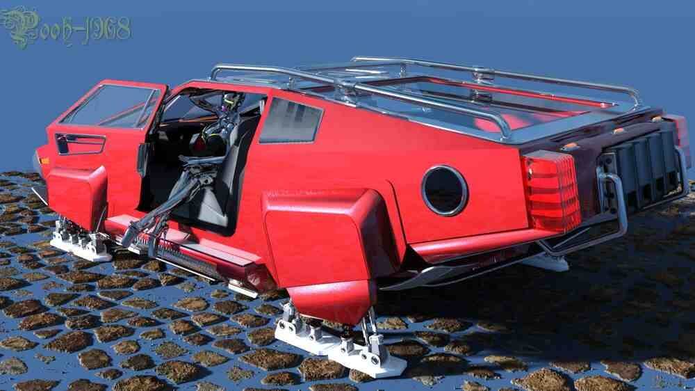 Girls and Cars 25 3D Render, Digital Art by pooh68