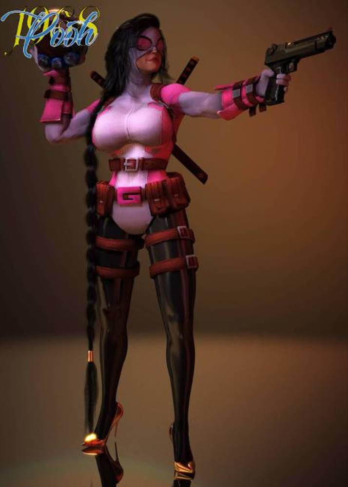 Nadia - 124 3D Render, Digital Art by pooh68