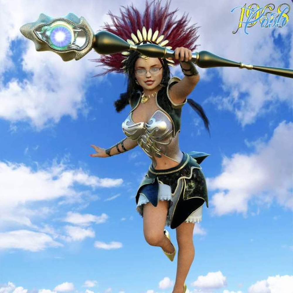 Nadia - 168 3D Render, Digital Art by pooh68