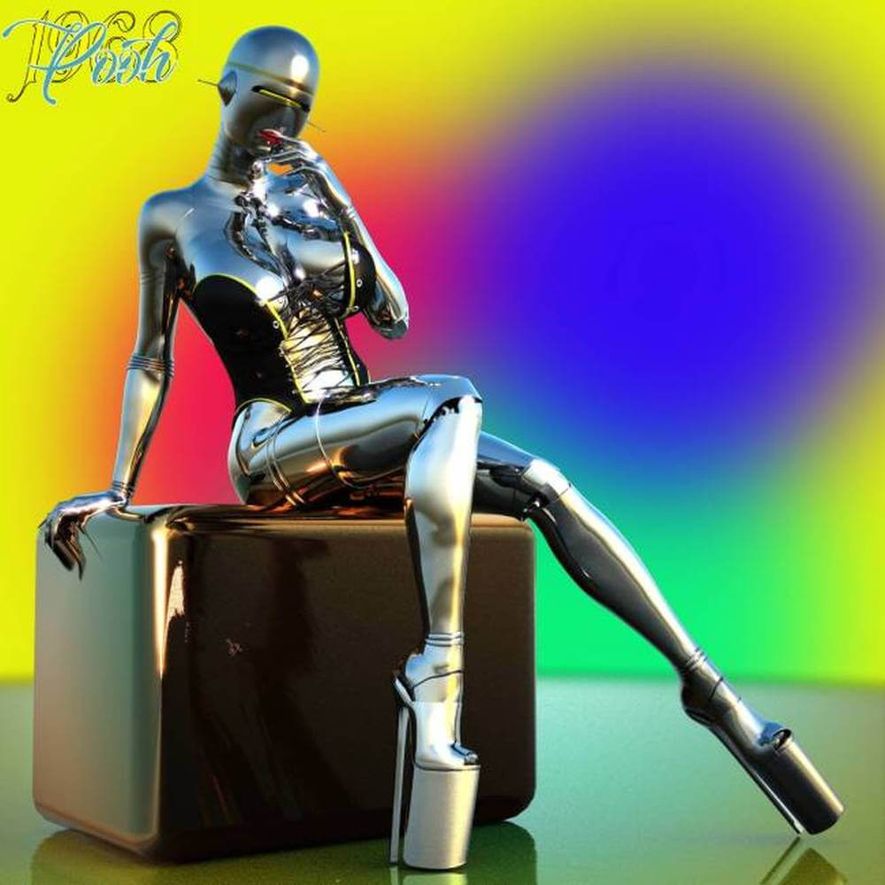 New Sexy Robots 142 3D Render, Digital Art by pooh68