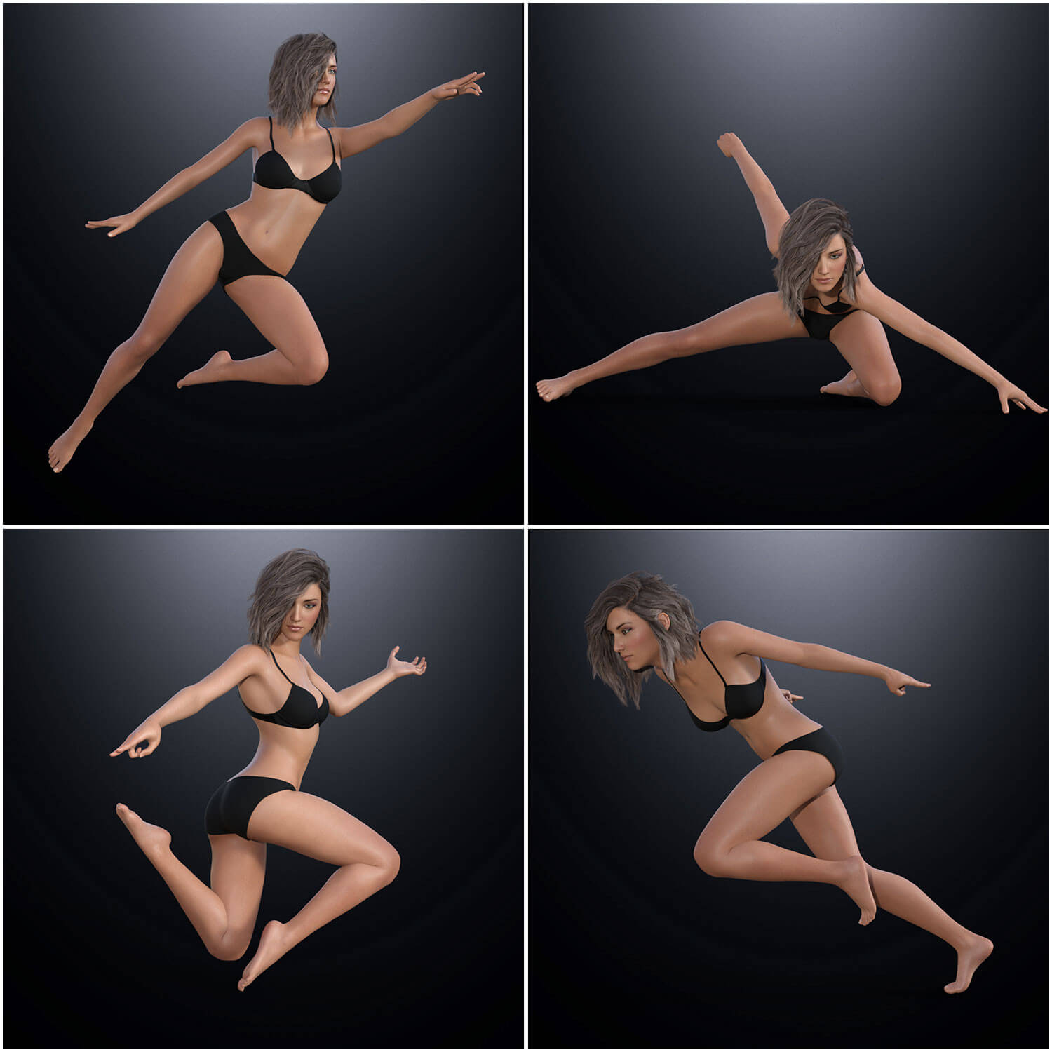 Female Hero Poses G8F - Daz Content by Pose Company