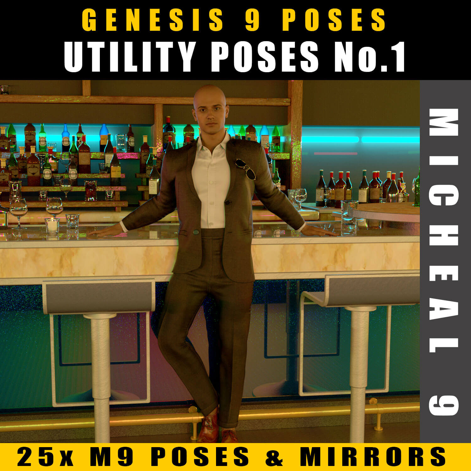 M9 Utility Poses No.1 - Daz Content by Pose Company