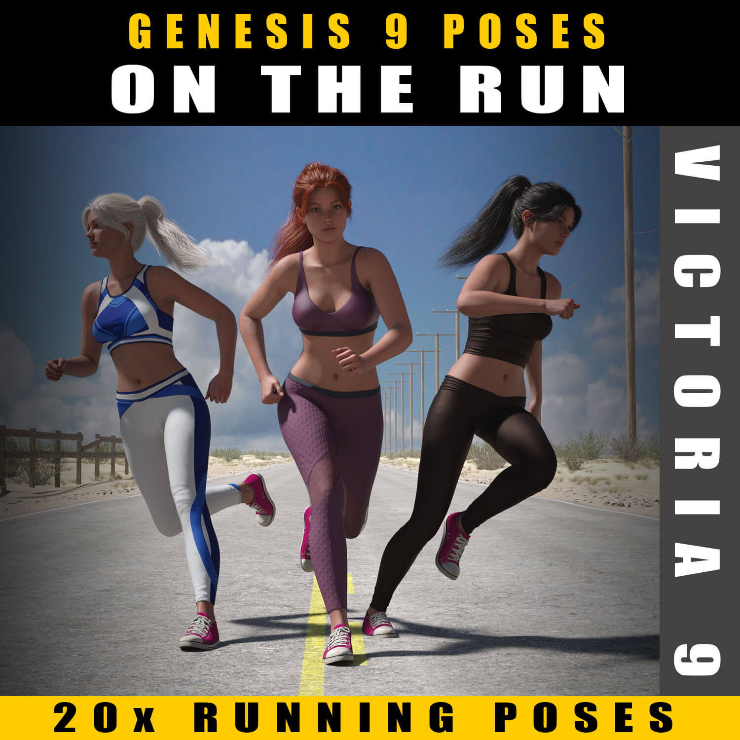 Genesis 9 Pose Bundle 3 by Pose Company