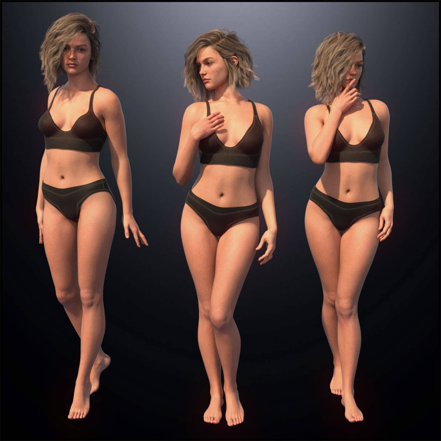V9 Basics Poses - Standing 2 Daz Content by Pose Company
