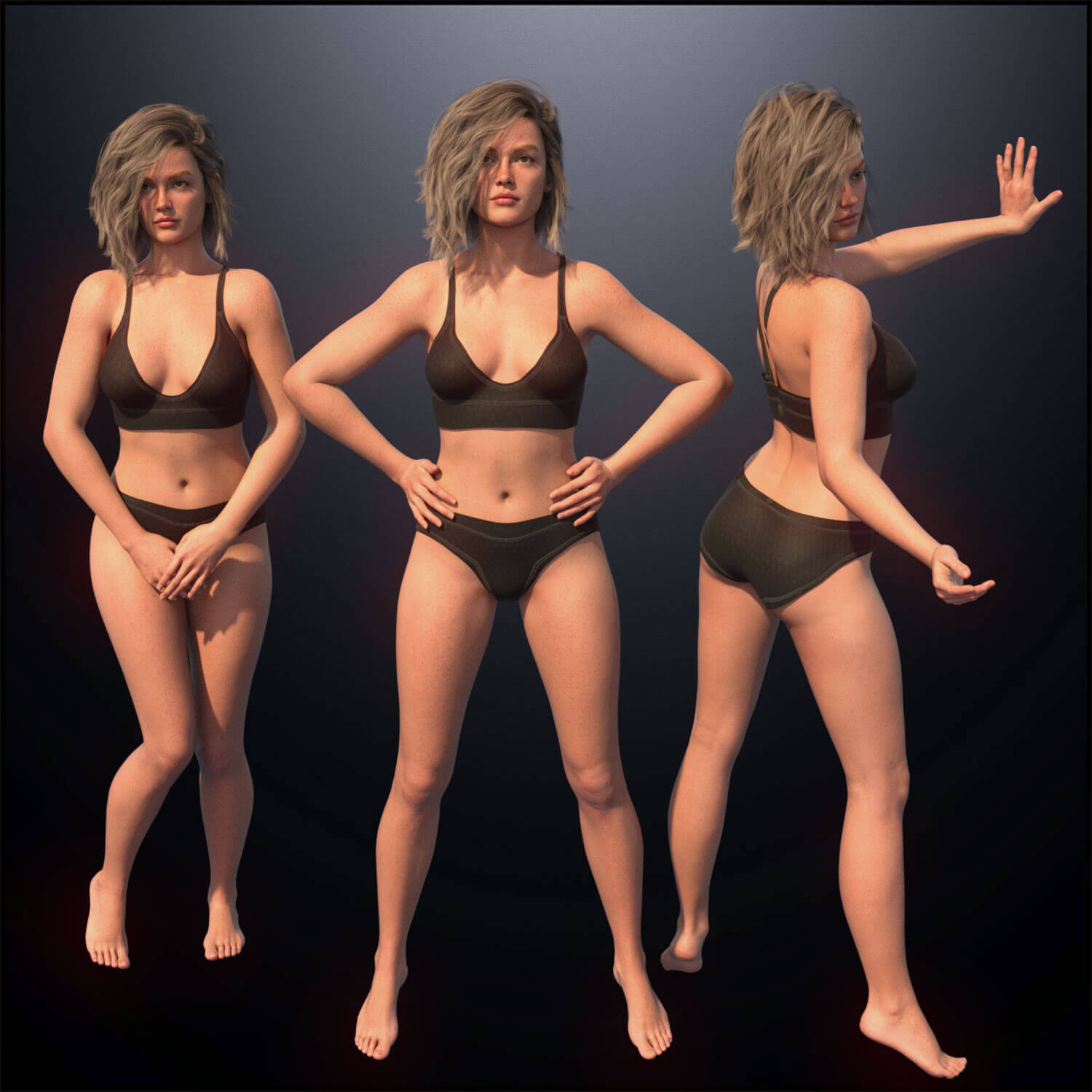 V9 Basics Poses - Standing 2 Daz Content by Pose Company