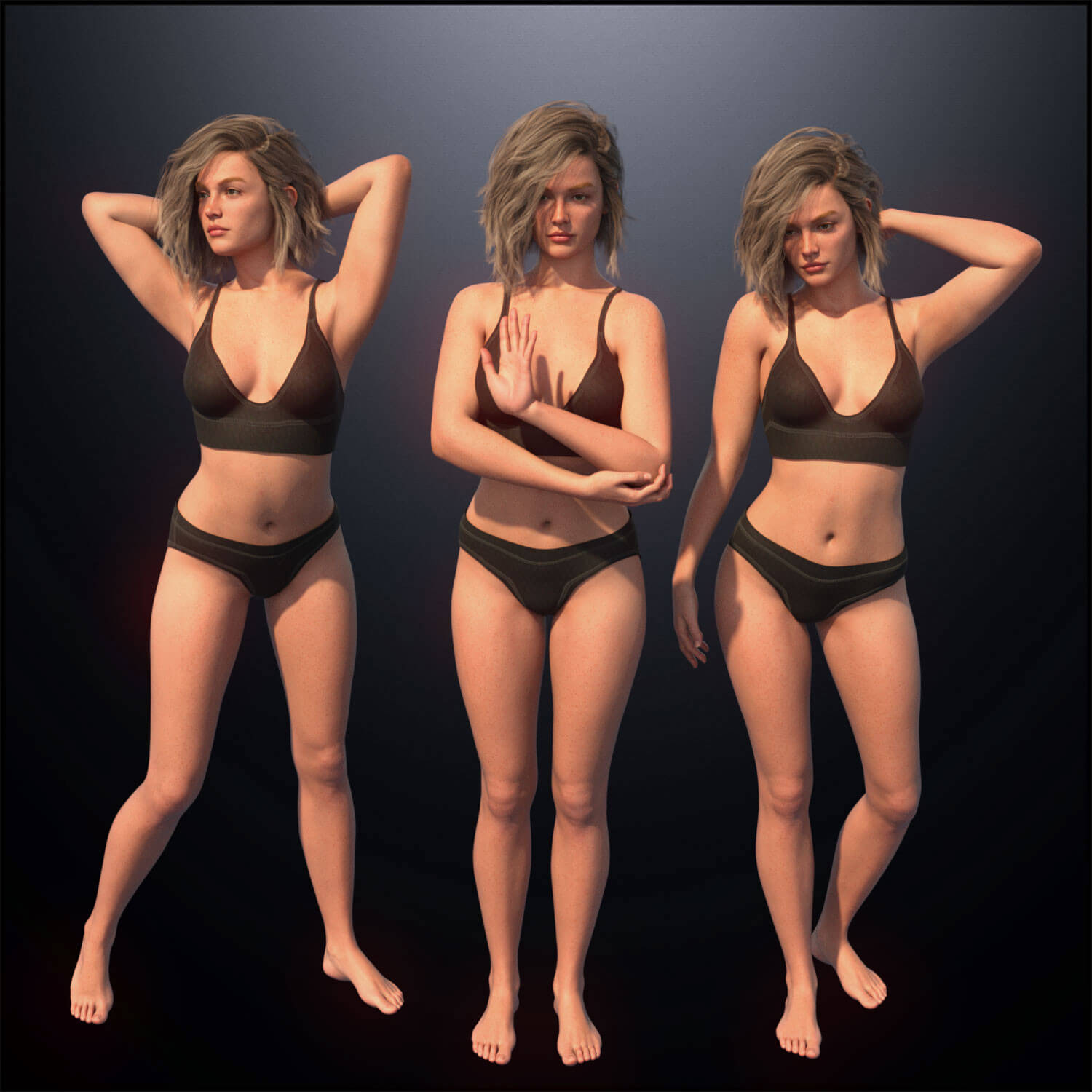 V9 Basics Poses - Standing 2 Daz Content by Pose Company