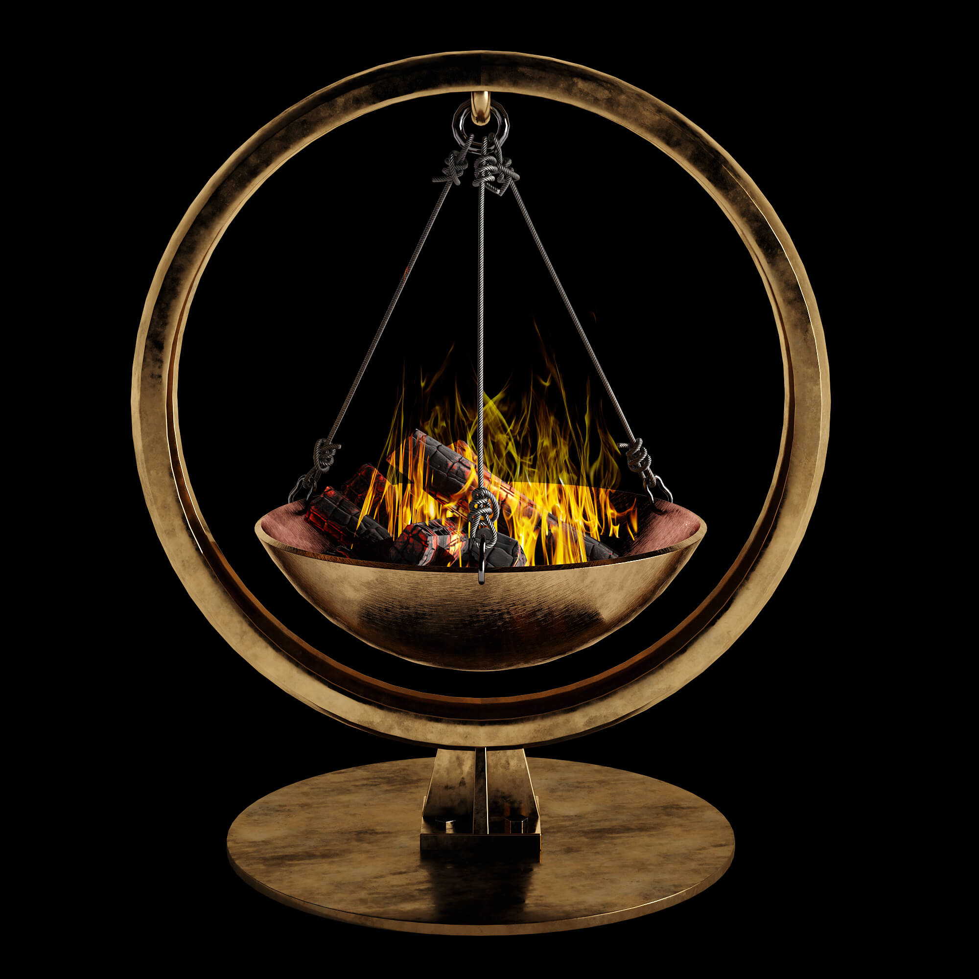 Bonfire Set 1 - 3D Model by ppplux8