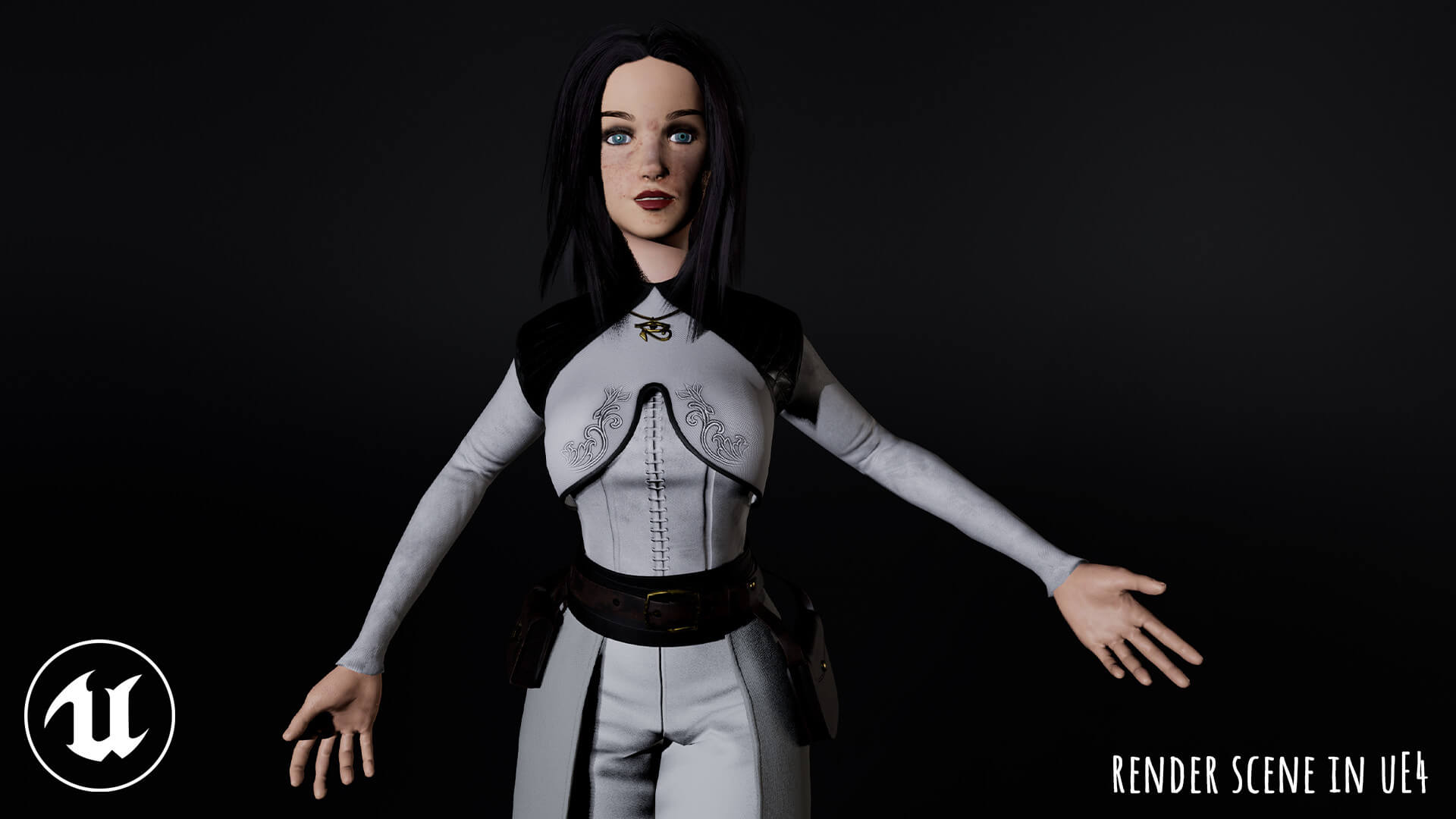 Female Wizard Character 3 - 3D Model by ppplux8