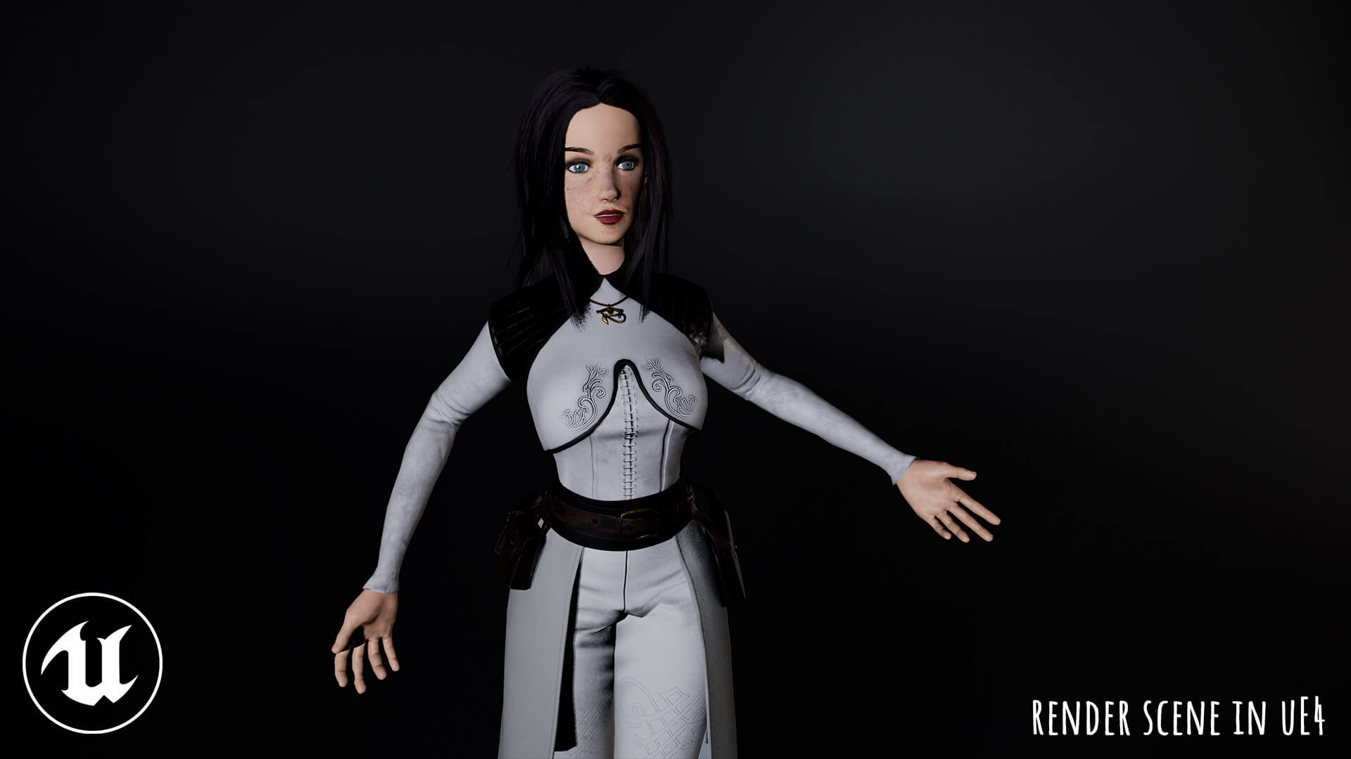 Female Wizard Character 3 3d Model By Ppplux8 