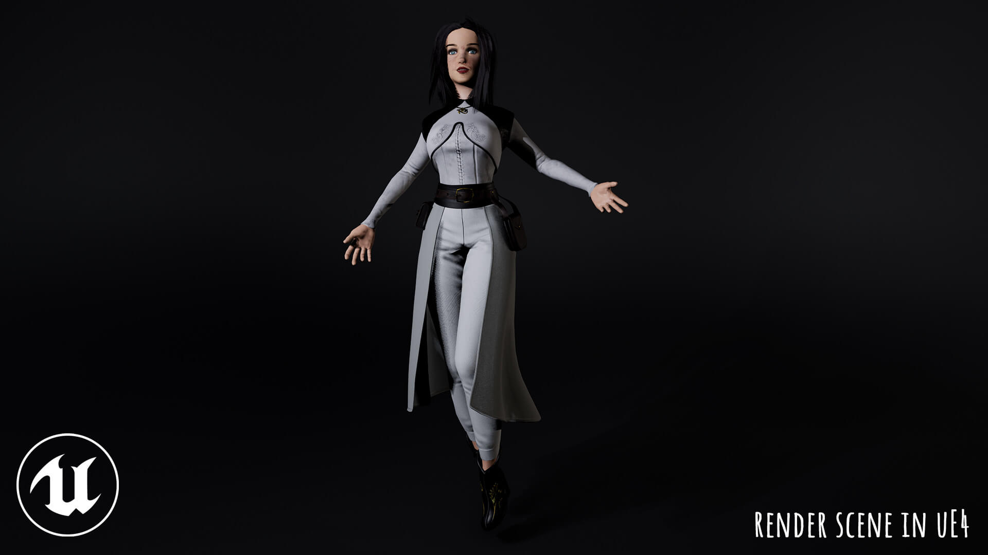 Female Wizard Character 3 - 3D Model by ppplux8