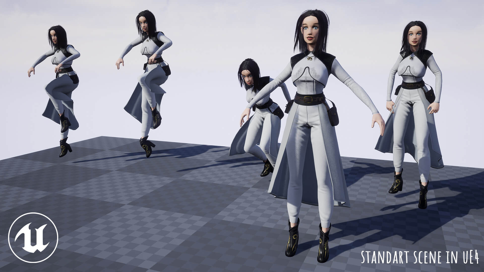 Female Wizard Character 3 - 3D Model by ppplux8