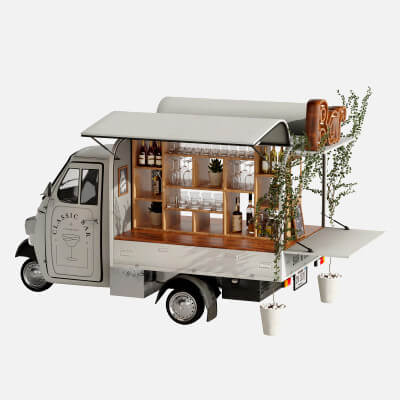 Food Truck Bar Set 2 - 3D Model by ppplux8