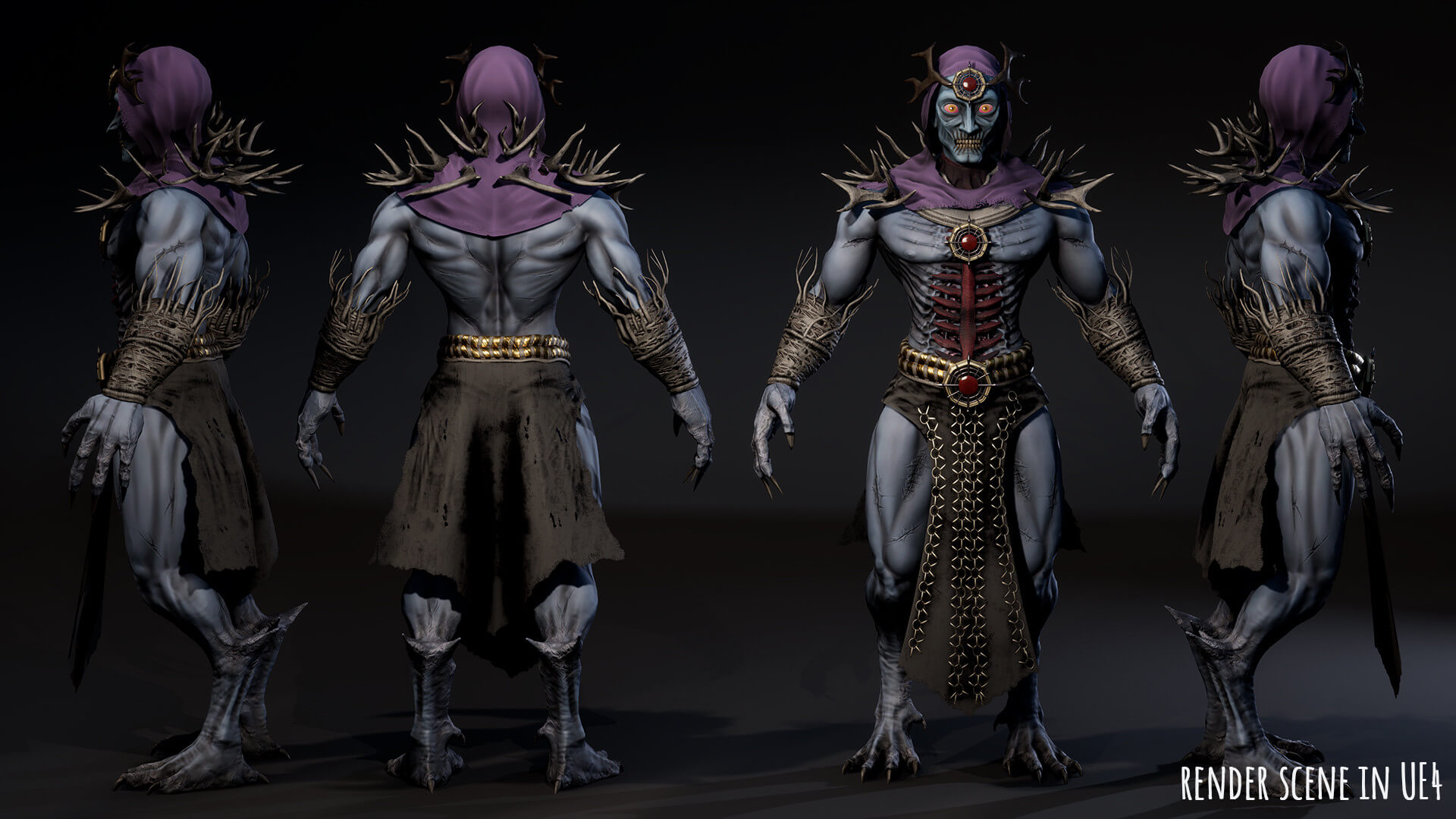 Male Creature Character - 3D Model by ppplux8