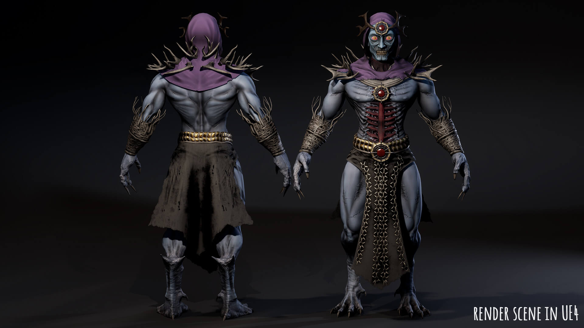 Male Creature Character - 3D Model by ppplux8