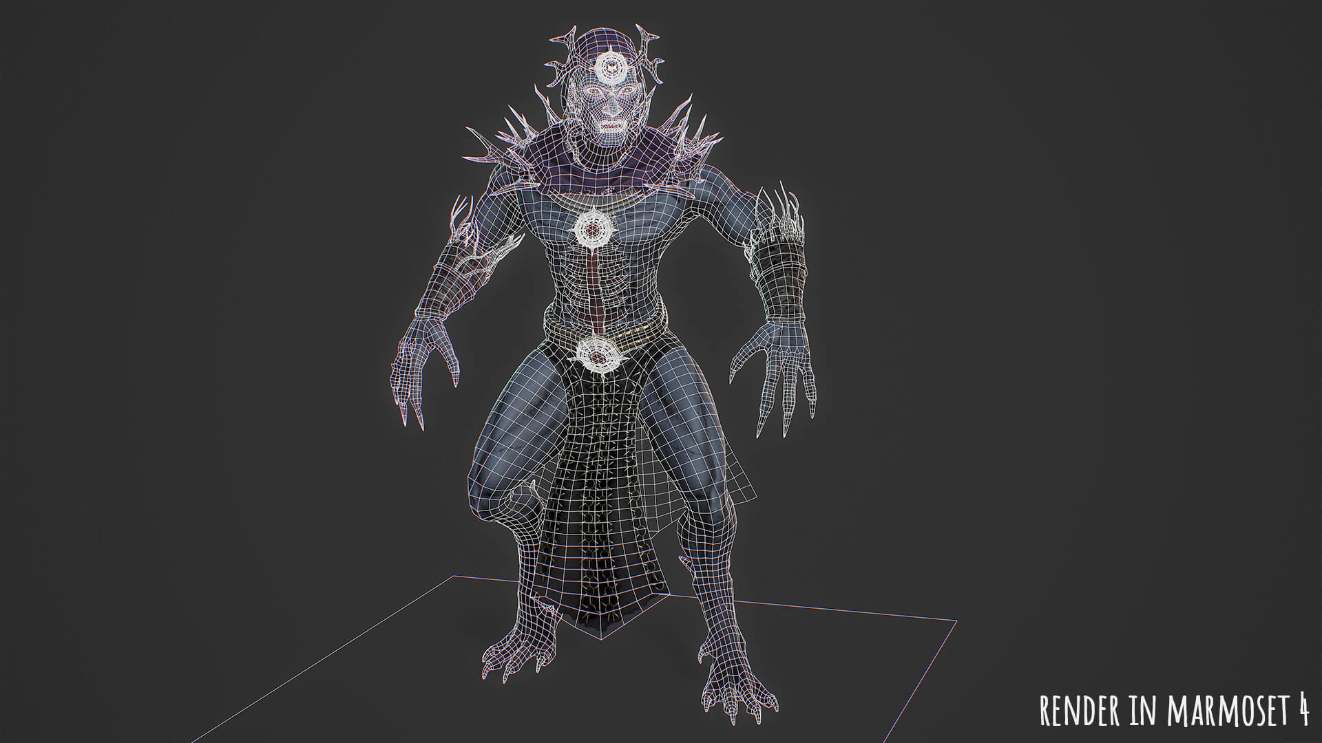 Male Creature Character - 3D Model by ppplux8