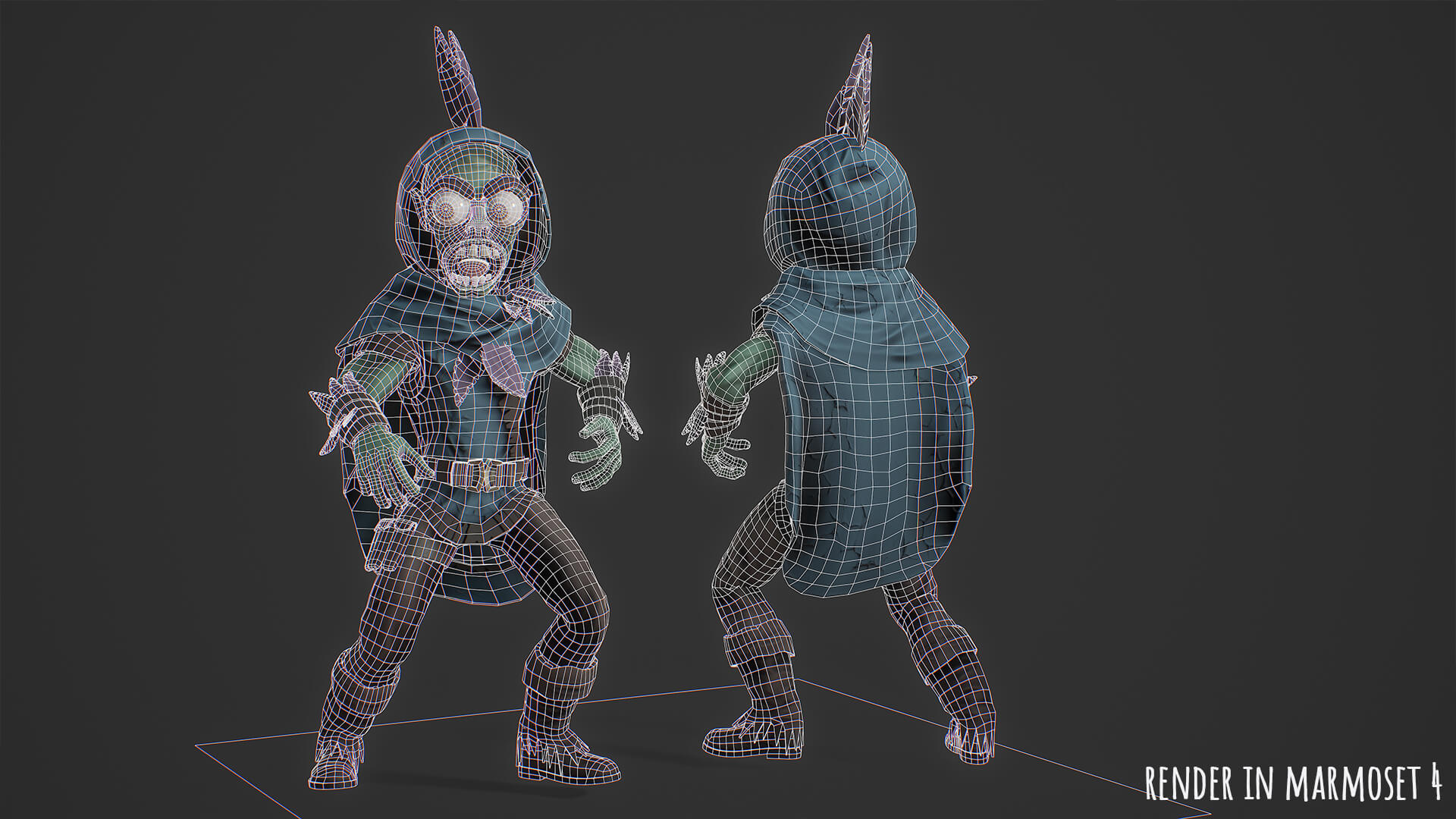 Male Zombie 1 Character UE4 - 3D Model by ppplux8