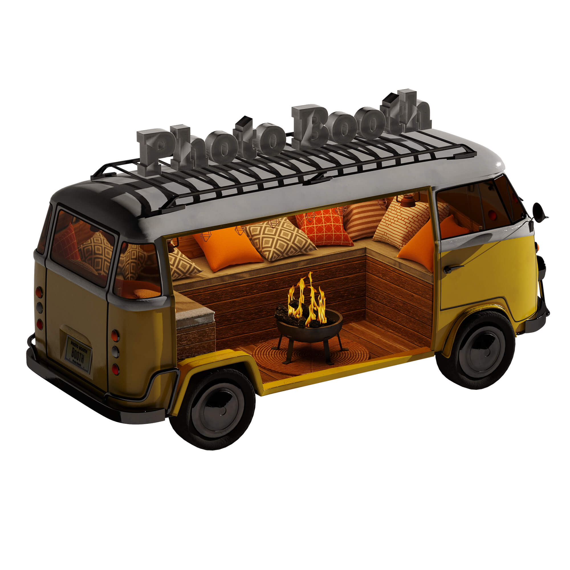 Photo Booth Set 2 - 3D Model by ppplux8