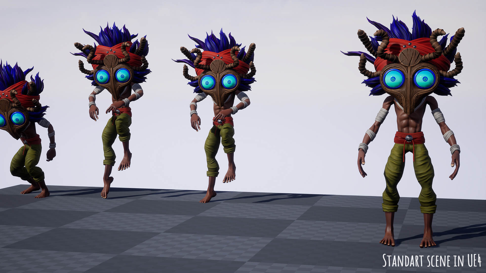 Stylized Character Druid 2 - 3D Model by ppplux8